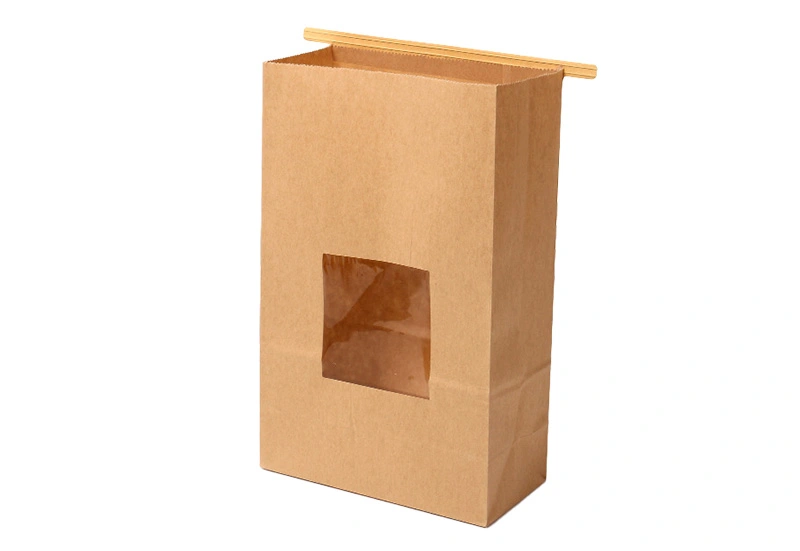 Paper Bags with Clear Window For Sale in Bulk