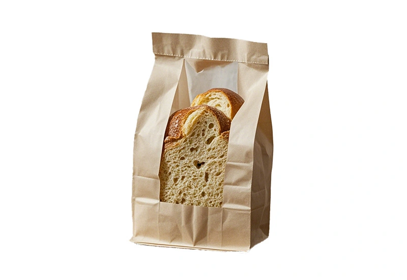 Paper Bags with Clear Window For Sale in Bulk